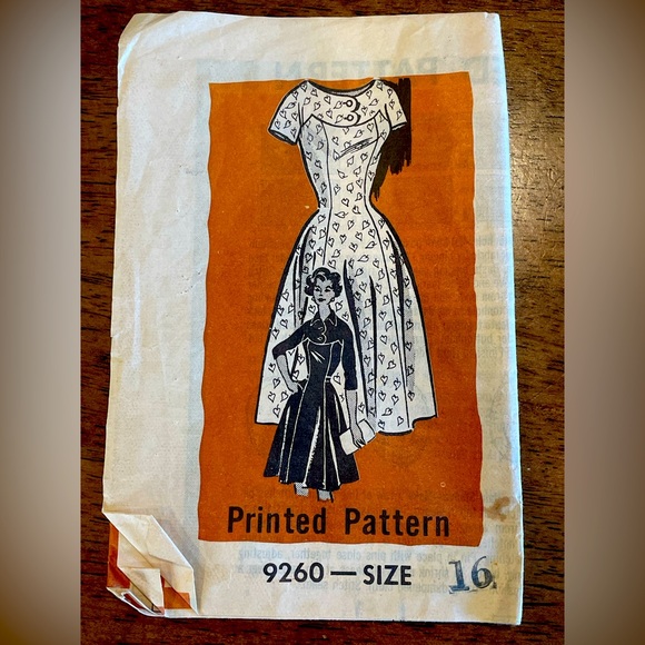 Dresses | Vintage 195s Dress Pattern 9260 | Poshmark
